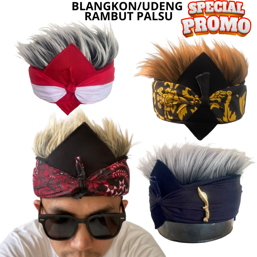 Jual Udeng Rambut Palsu Iket Sunda Udeng Jawa Udeng Bali | Shopee Indonesia