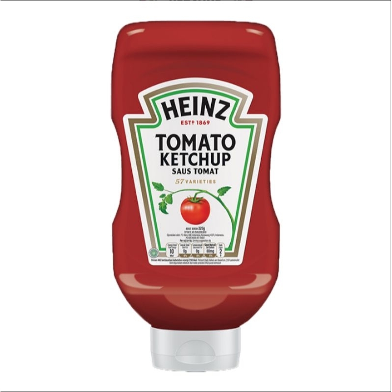 Jual HEINZ Saus Tomat Tomato Sauce 325 gram kemasan botol | Shopee ...