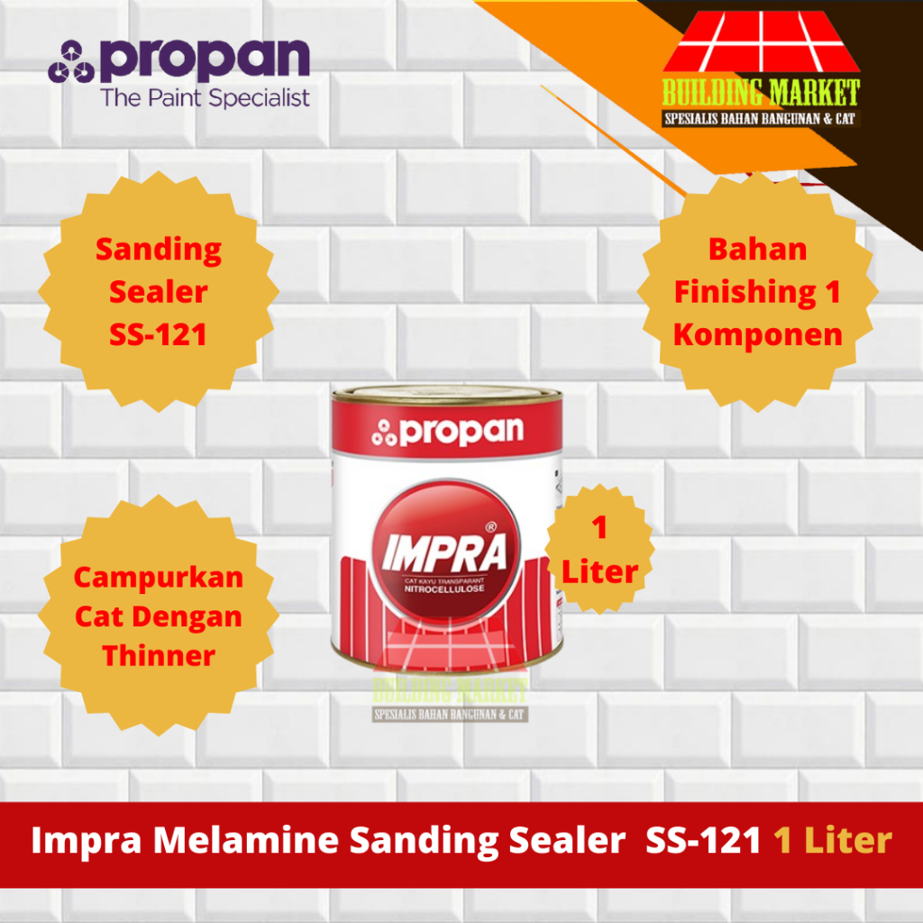 Jual CAT DASAR KAYU PROPAN IMPRA MELAMINE SANDING SEALER SS 121 PROPAN ...