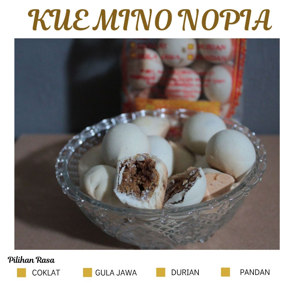 Jual Kue Mino Nopia Oleh Oleh Banyumas Aneka Rasa Gula Jawa | Shopee ...