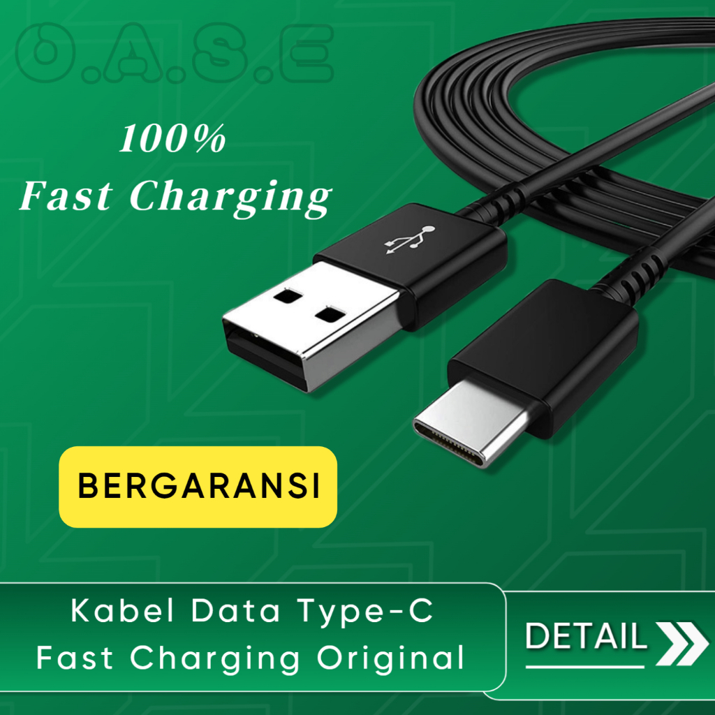 Jual Kabel Data Casan Charger Untuk Samsung USB Type C Tipe C Tepsi USB ...