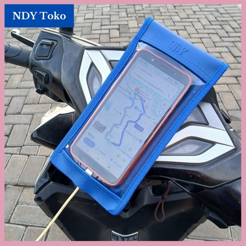 Jual Tas Hp Motor Waterproof, Holder Hp Motor Waterproof, Layar Mika Touchscreen, Kualitas ...