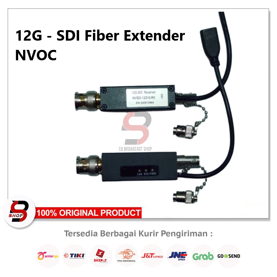 Jual BNC Video Converter 12G / 4K ST Fiber Optic Connector | Shopee ...