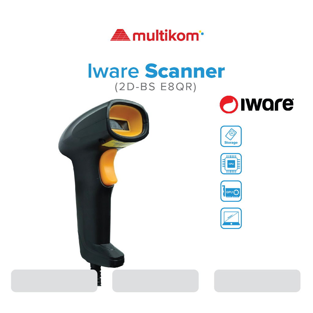 Jual IWARE Barcode Scanner E8QRS QR CODE E-FAKTUR 1D 2D AUTO | Shopee Indonesia