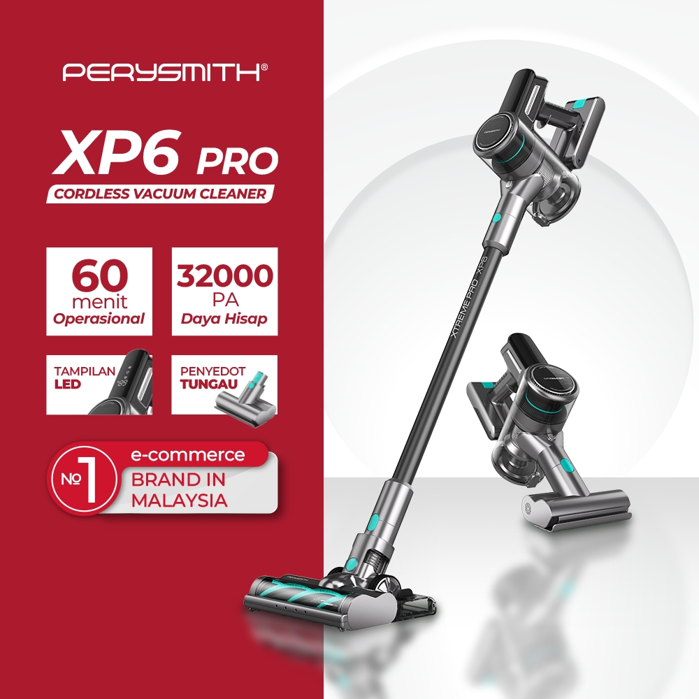 Jual PerySmith XP6 Pro Cordless Vacuum Cleaner Perysmith Handheld 3 in1 ...
