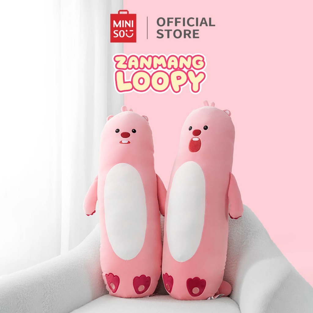 Jual MINISO TOY - Miniso x ZANMANG Loopy Collection Bantal Guling ...