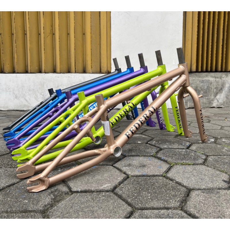 Jual FRAME BMX ALLOY FLATLAND FEDERAL DLX FLYBIKES 20 INCH FRAMESET NOS ...