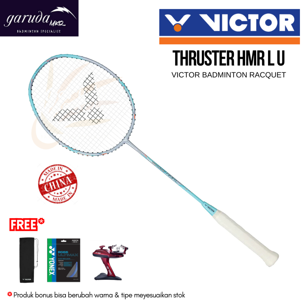 Jual RAKET BADMINTON VICTOR HMR U / VICTOR THRUSTER HMR L U / TK HMR L ...