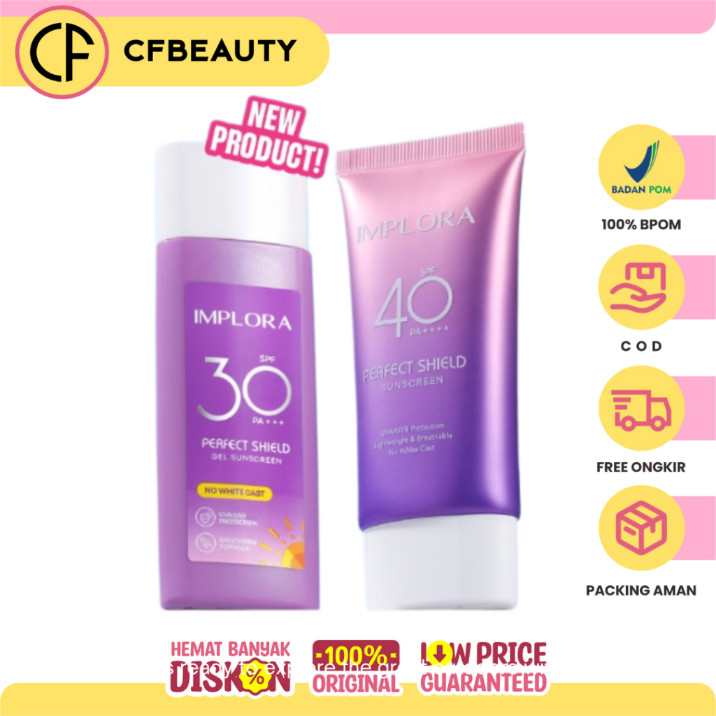 Jual Implora Perfect Shield Sunscreen / Implora Perfect Shield Gel ...