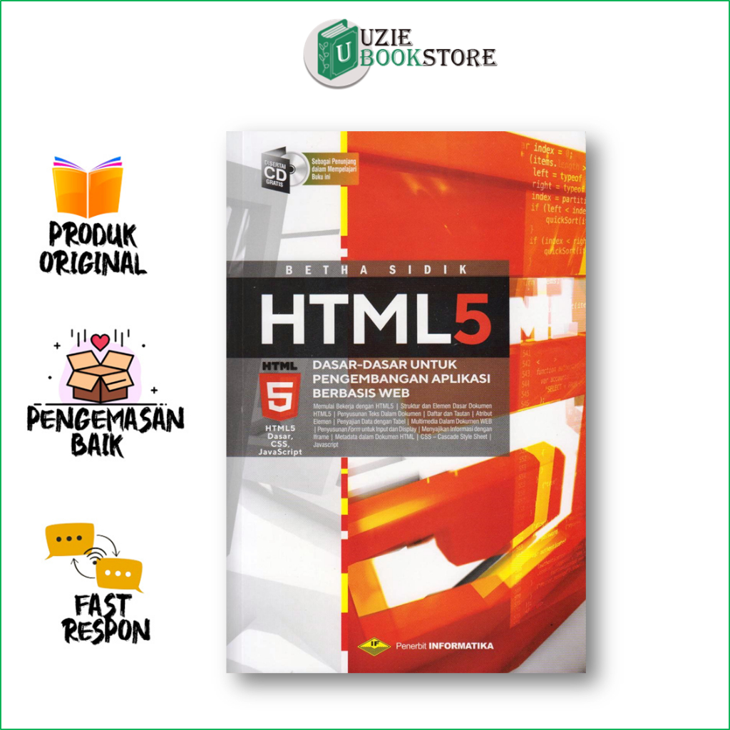Jual HTML 5 : Dasar-Dasar untuk Pengembangan Aplikasi Berbasis WEB + CD ...