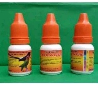 Jual 1 BOTOL VIT ORANGE VITAMIN OREN VITAMIN BURUNG KICAU PENGGACOR ...