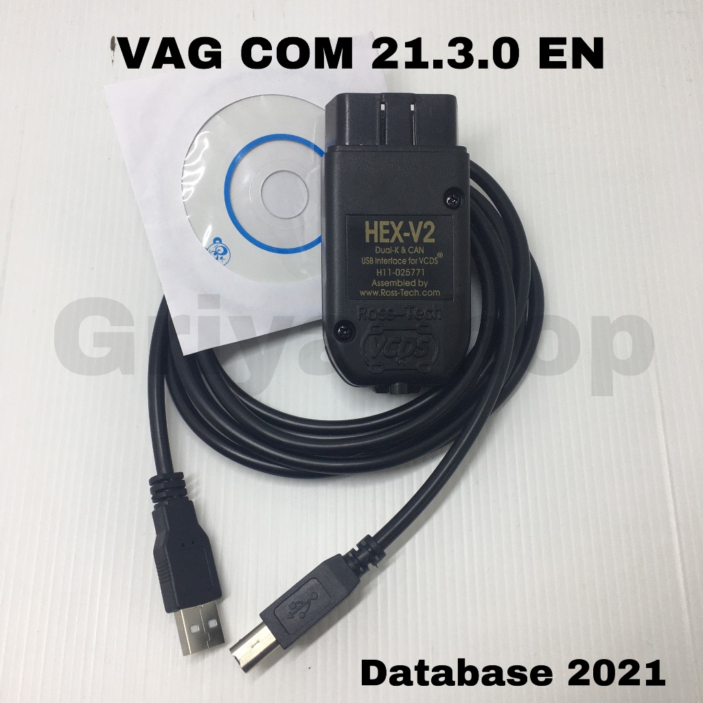 Jual VAG COM 21.3. VCDS HEX CAN USB Interface FOR VW - AUDI | Shopee ...