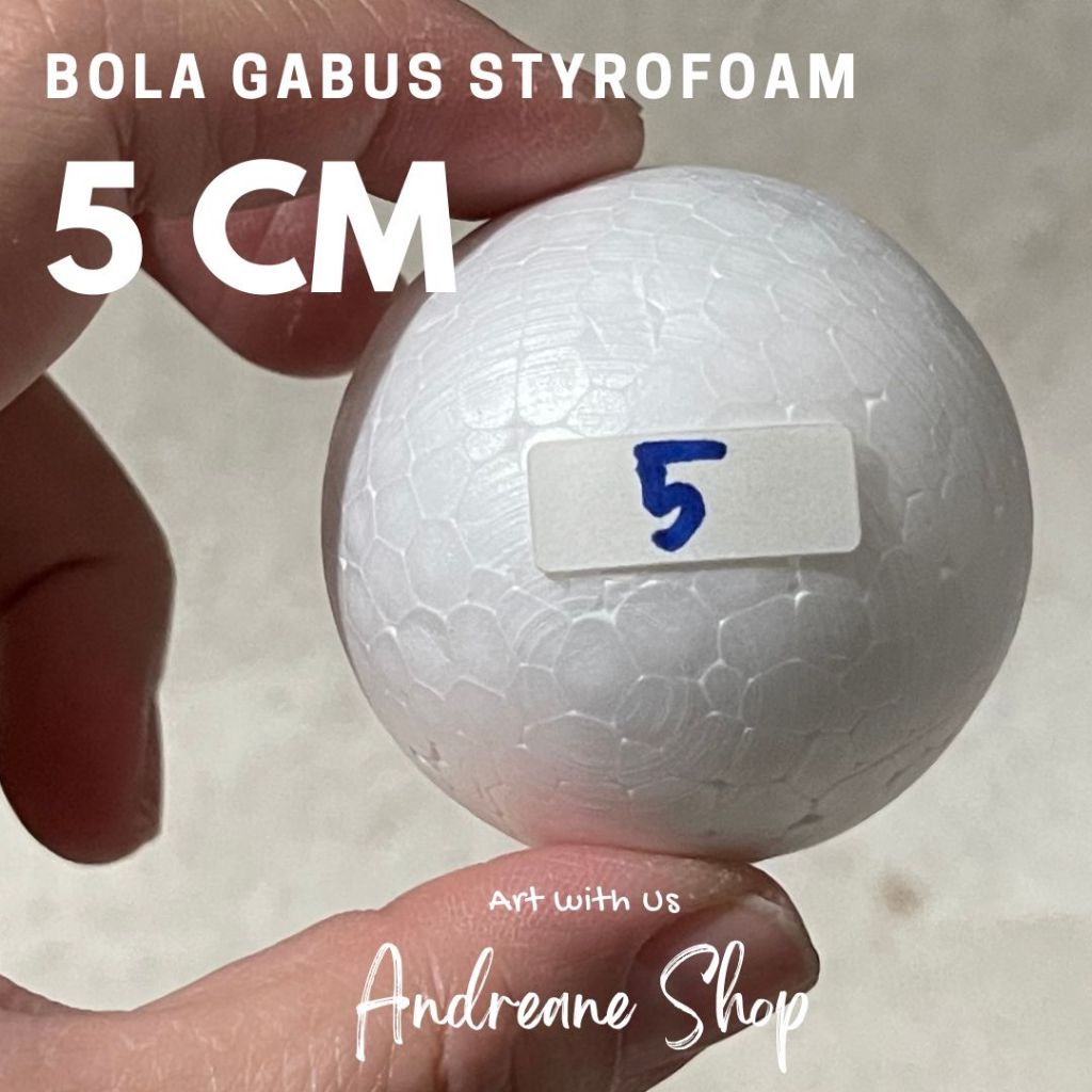 Jual Bola Gabus Styrofoam Putih DIY Craft 5 cm | Shopee Indonesia
