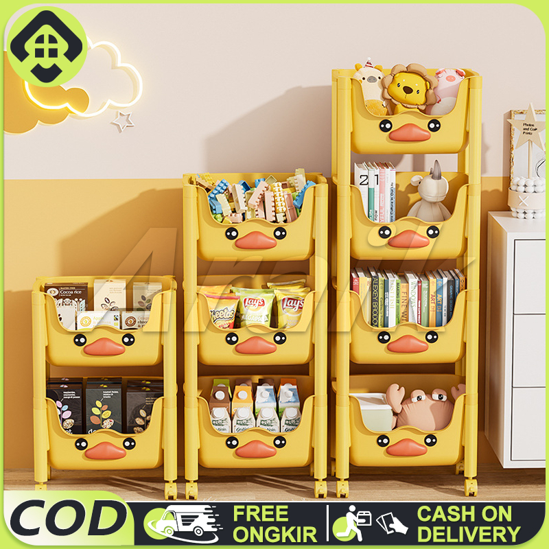 Jual 【Hadiah Ulang Tahun Anak】Mainan/Penyimpanan Buku Bergantung Rak ...