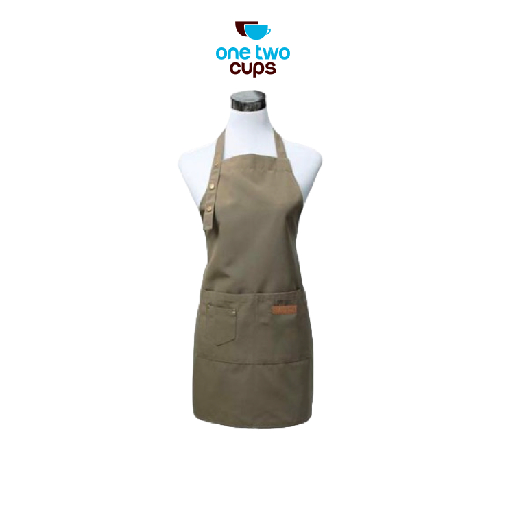 Jual One Two Cups Celemek Masak Apron Dapur Canvas Strap Kancing ...
