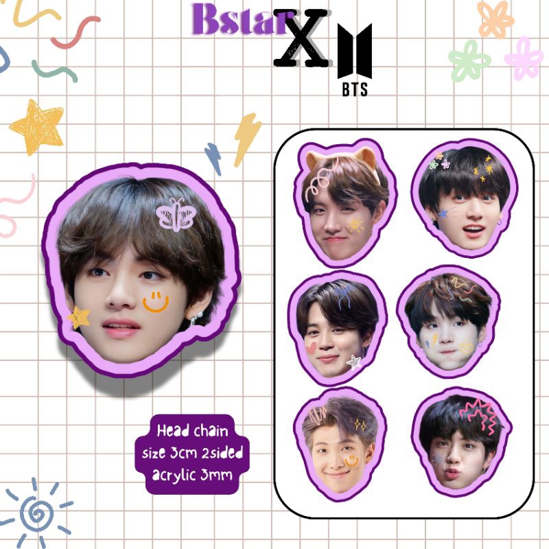 Jual HEAD CHAIN SVT BTS BYBSTAR | Shopee Indonesia