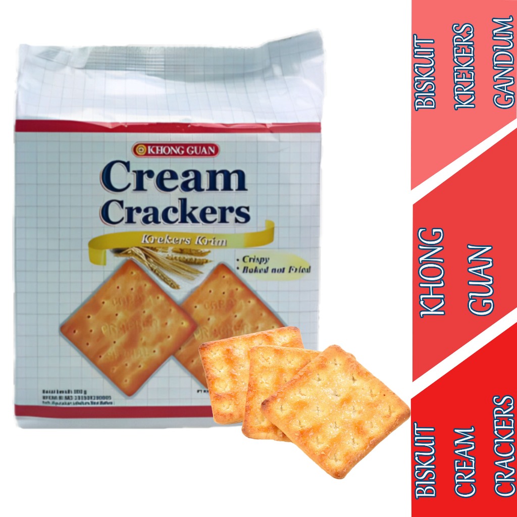 Jual Biskuit Krekers Gandum - Khong Guan - Biskuit Cream Crackers ...