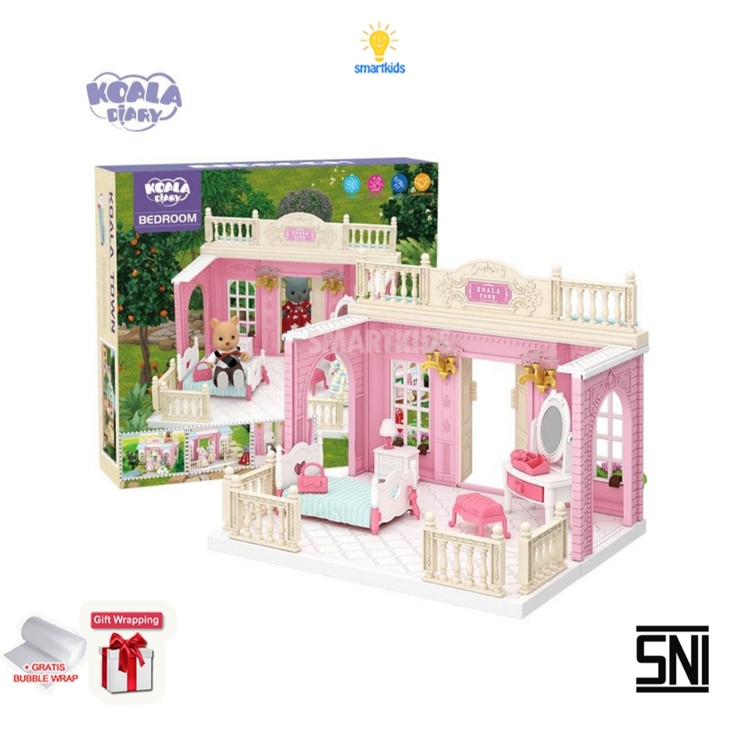 Jual Koala Town Diary Bedroom 45 pcs Aksesoris Kamar Tidur Boneka Figur ...
