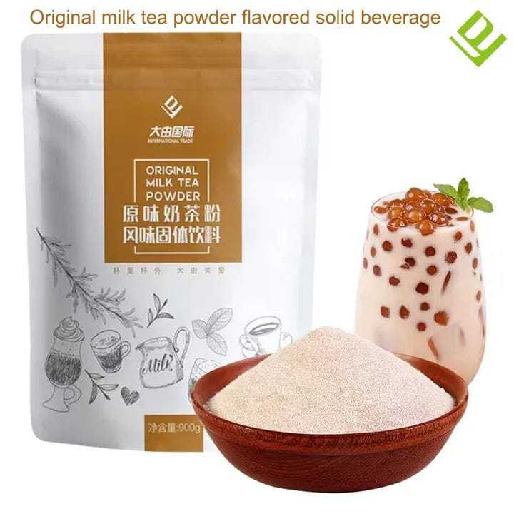 Jual Original Milk Tea Powder Flavored Solid Beverage 900gr | Shopee ...