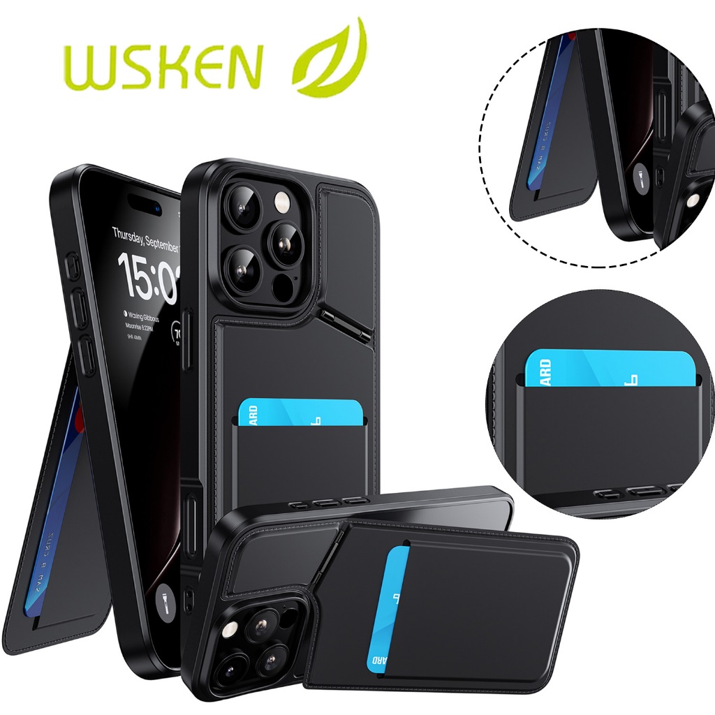 Jual WSKEN case iphone 16 Pro Max Plus Casing magnetik tahan guncangan Bahan premium ABS 360 ...