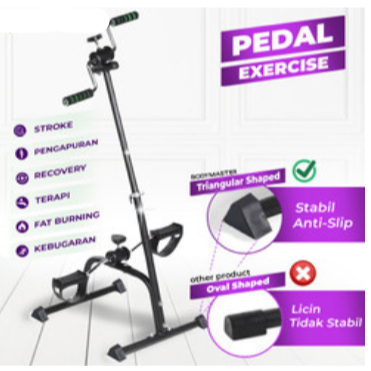 Jual Sepeda Statis Portable Terapi Stroke Syaraf Pedal Exercise ...