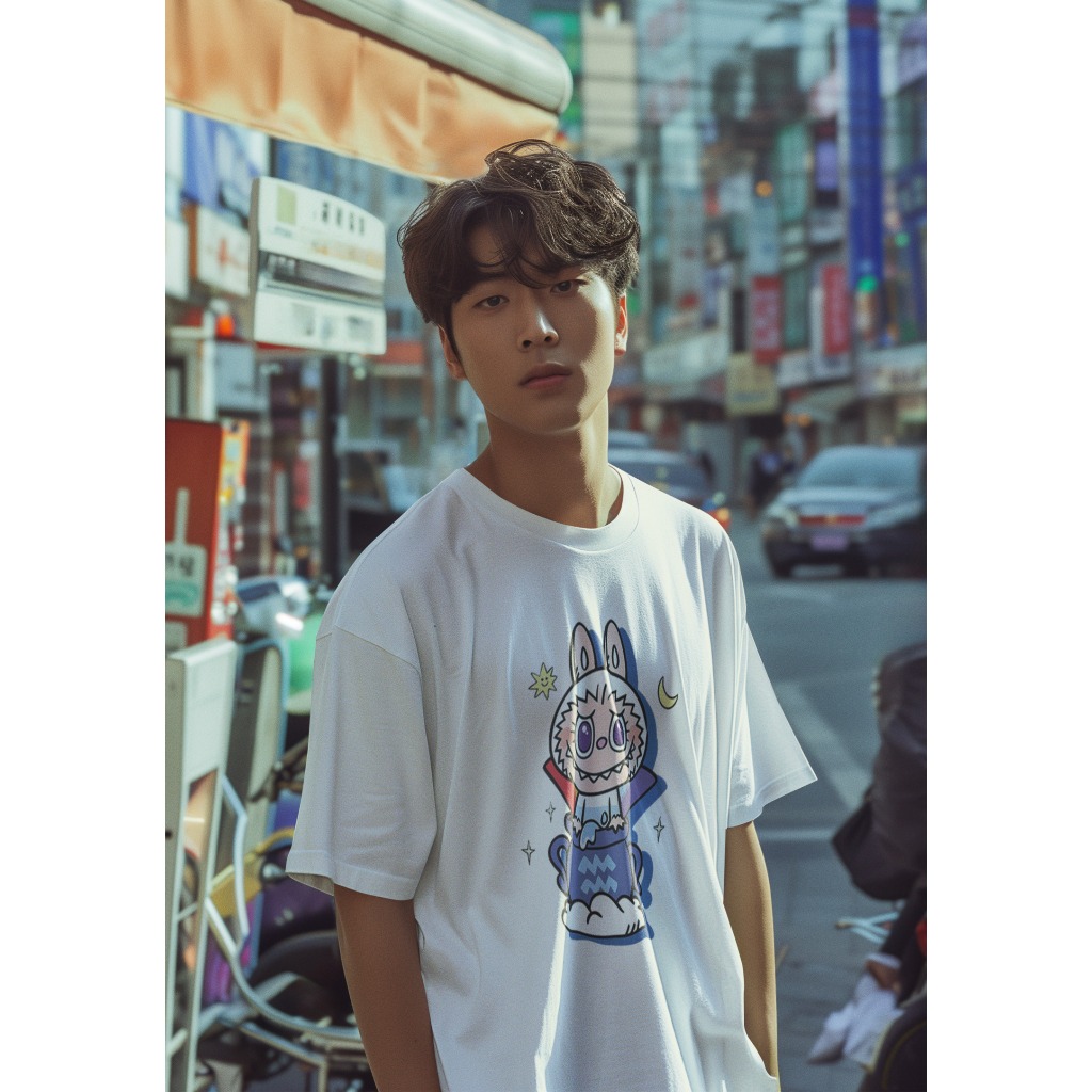 Jual tumblrtee kaos Pria baju cowok keren LABUBU LOVE Oversize Jumbo ...