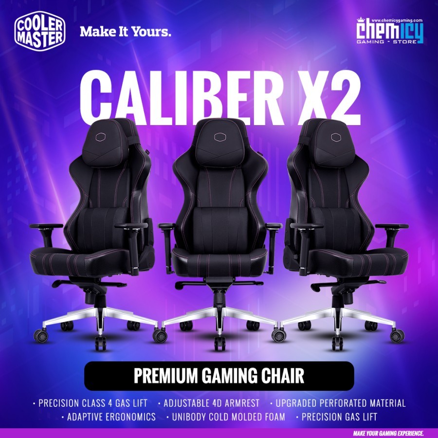 Jual Cooler Master Caliber X2 / X-2 Gaming Chair / Kursi Gaming ...