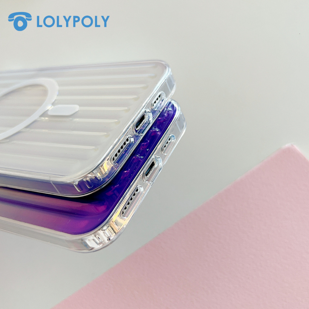 Jual LOLYPOLY Case Magsafe Pattern Transparant For iPhone 15 Plus Pro ...