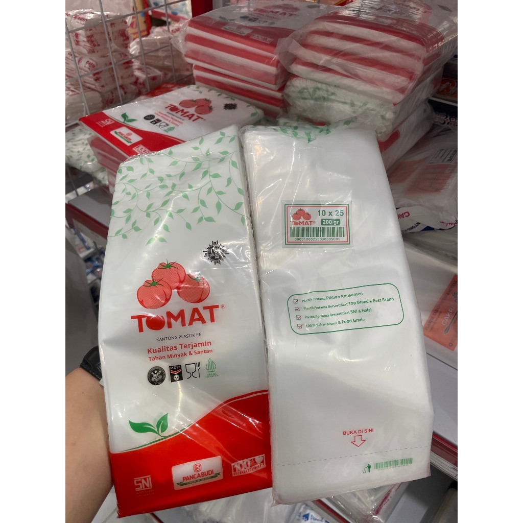 Jual Plastik Tomat Aneka Ukuran / Plastik Food Grade / Plastik Tahan ...