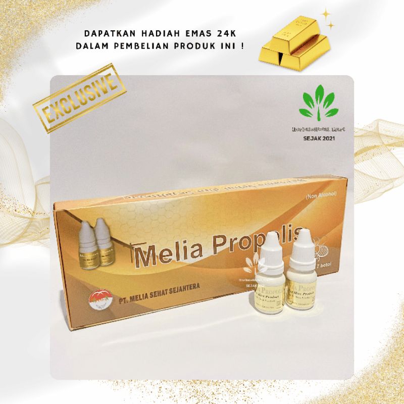 Jual Melia Propolis Asli 100% 6ml(1botol)/Suplemen kesehatan alami ...