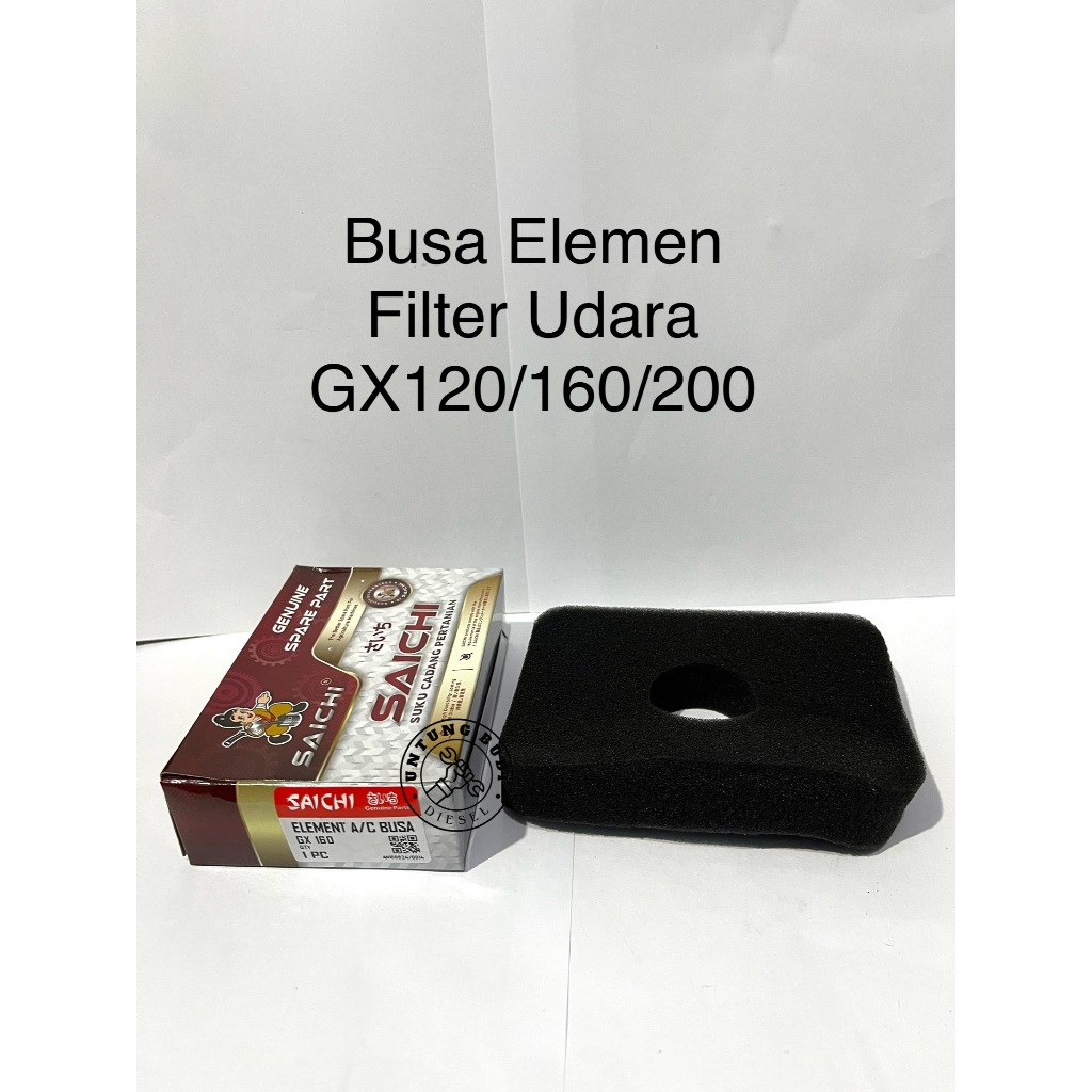 Jual Filter Udara GX160 Element Busa GX 120 GX 200 GX 220 Air Filter ...