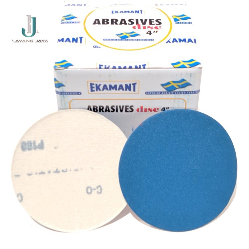 Jual 10 pcs - amplas bulat tempel 4 inch/hookit disc ekamant | Shopee ...