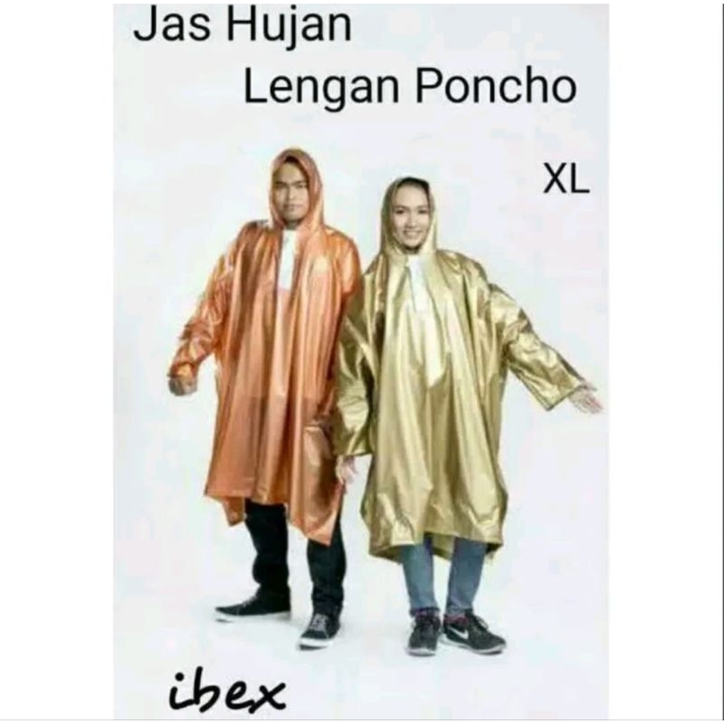 Jual Jas Hujan/Mantel Poncho Lengan By Ibex Model Kelelawar Ukuran ...