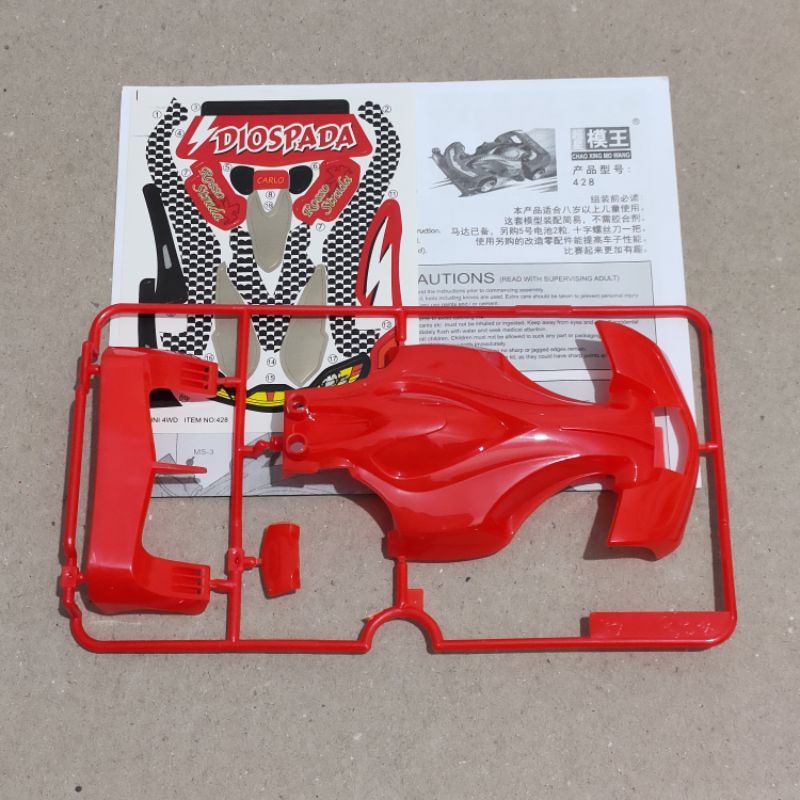 Jual Body rep Diospada mini 4WD | Shopee Indonesia