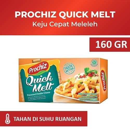 Jual Prochiz Cheddar Quick Melt 160gr / Keju Block Cheddar Quickmelt ...
