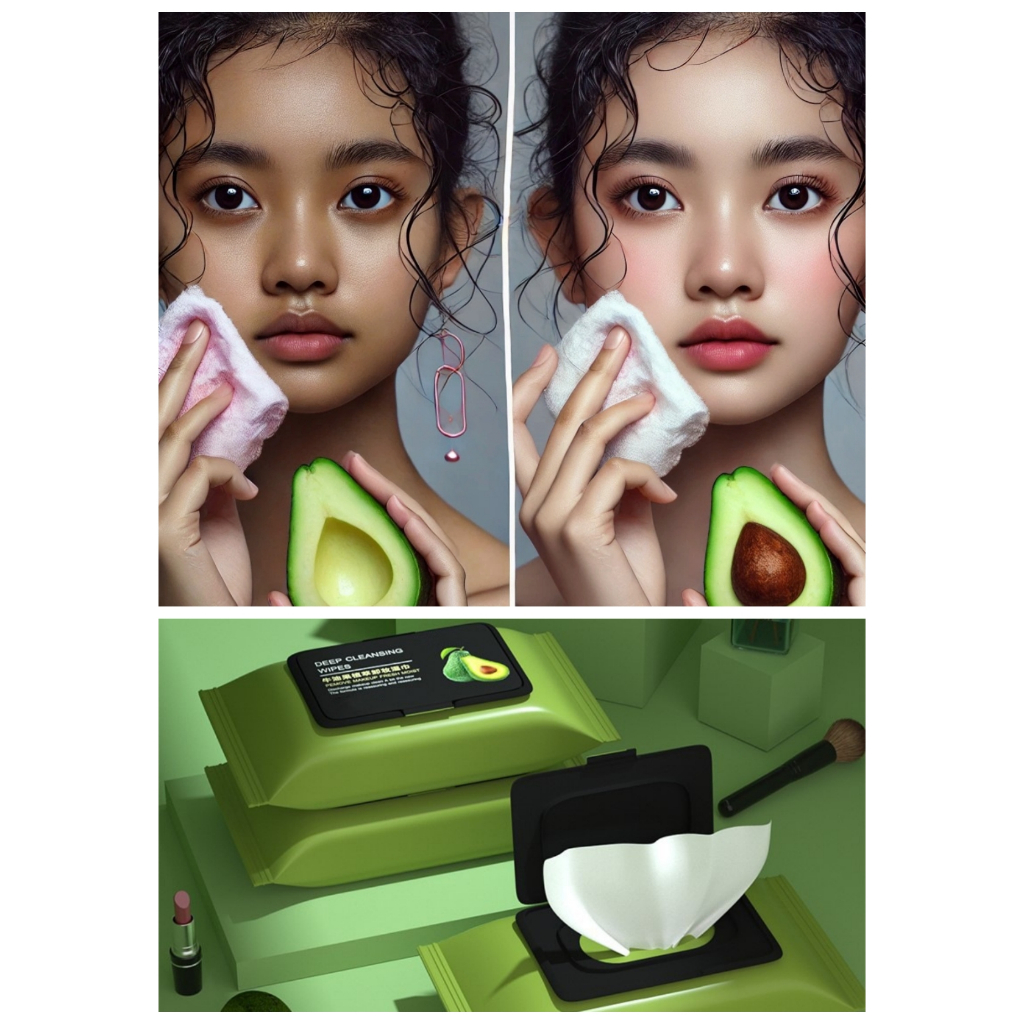 Jual Alpukat Tissue Make Up Remover Tisu Basah Purederm Makeup Remover ...