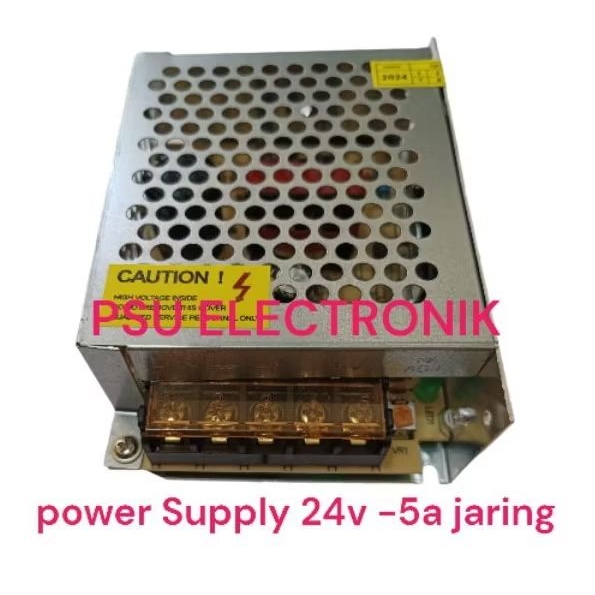 Jual switching power supply psu 24v 5A high quality 24 volt 5 ampere trafo adaptor charger ...
