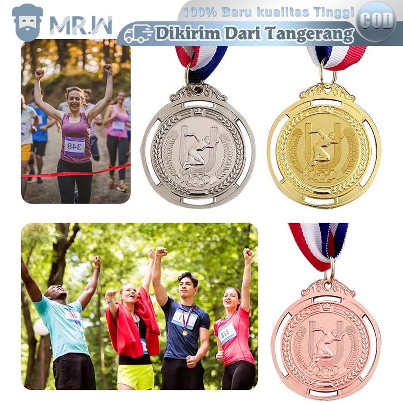 Jual 3pcs Medali Set Medali Emas Perak Perunggu Medali Logam Medali ...