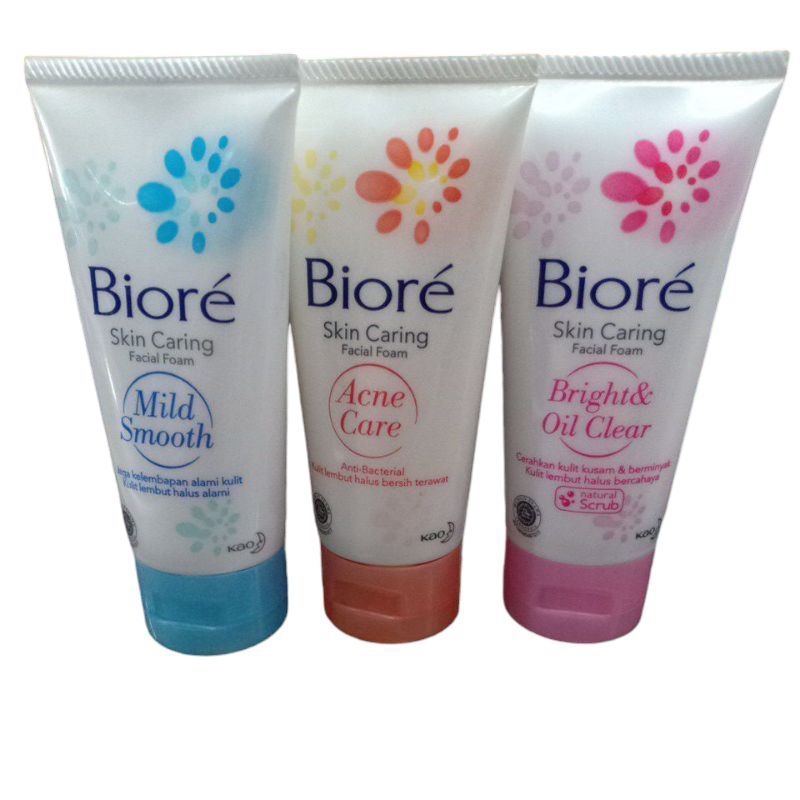 Jual Biore Skin Caring Facial Foam 40gr | Shopee Indonesia