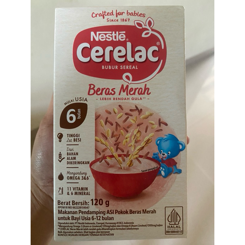 Jual Cerelac Beras Merah Bubur Bayi MPASI utk bayi diatas 6 bulan ...