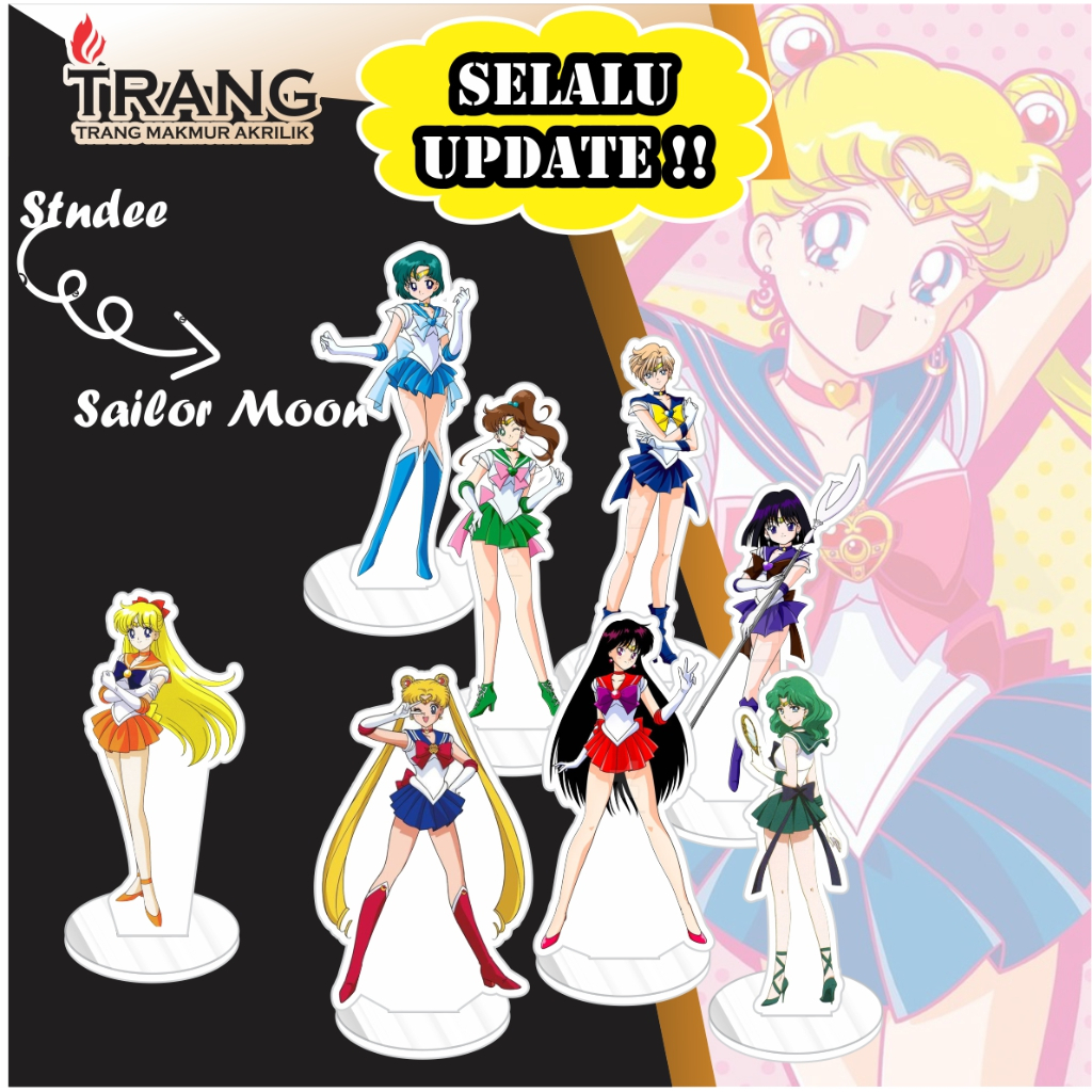 Jual Standee Figure Akrilik Sailor Moon / Standing Action figure ...