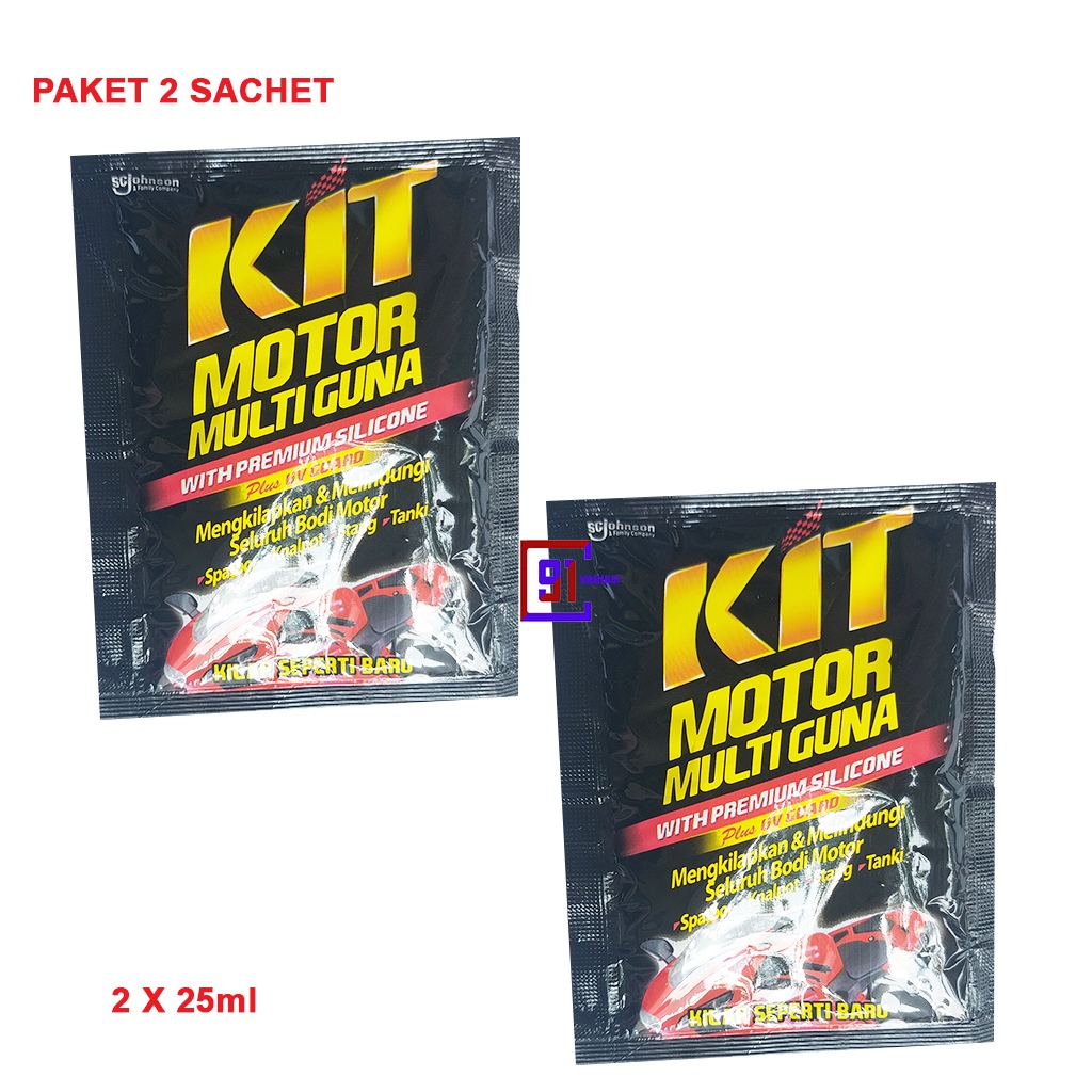 Jual KIT Motor Multiguna Sachet 25ml x 2 - ISI 2 pcs - Pengkilap Body ...
