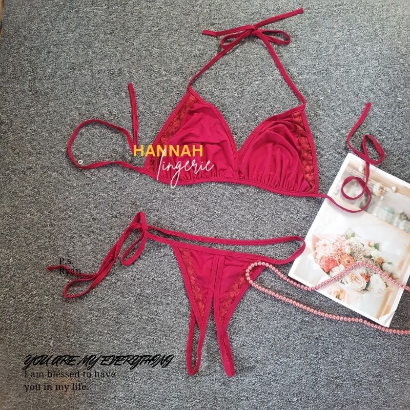 Jual S-9XL SAVANNAH Sets by HannahLingerie Bra Set Renda Open Croth ...