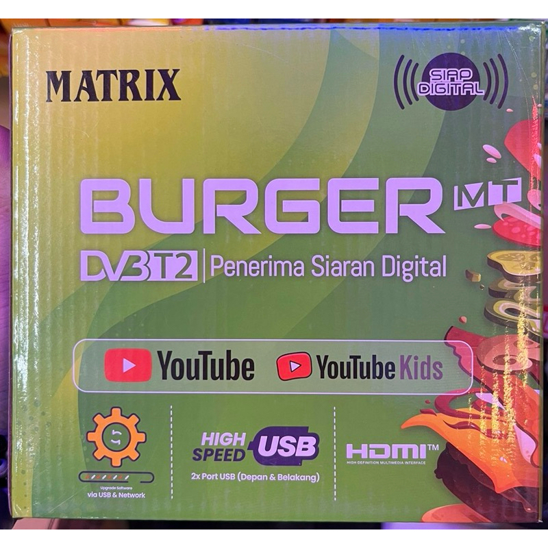 Jual MATRIX BURGER HIJAU / MATRIX APPLE KUNING / SET TOP BOX MATRIX ...