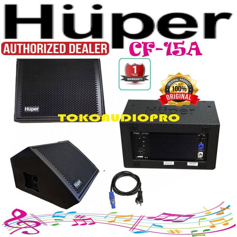 Jual Speaker Huper CF15A 15-inch Monitor Speaker Aktif Coaxial Huper CF ...