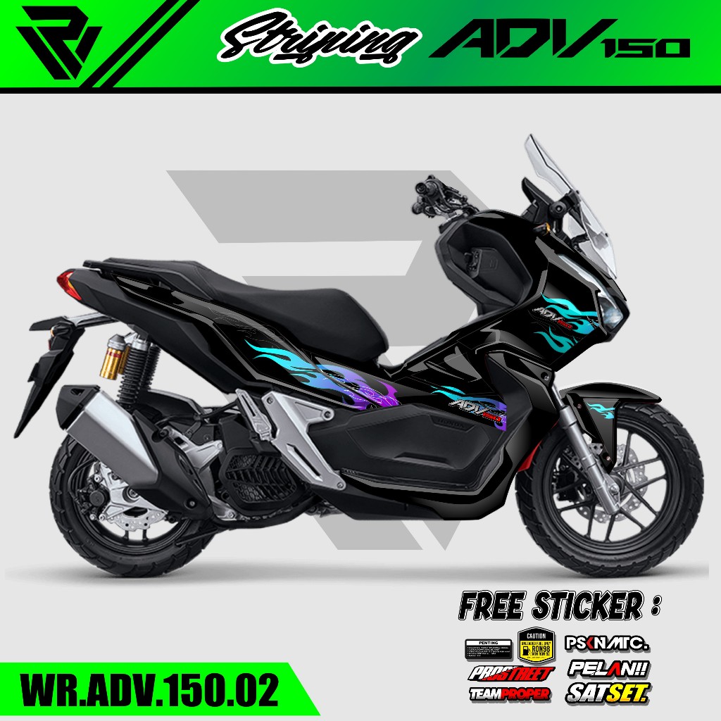 Jual ADV 150 Stiker Adv150 Sticker Striping Motor Honda Adv 150 List ...