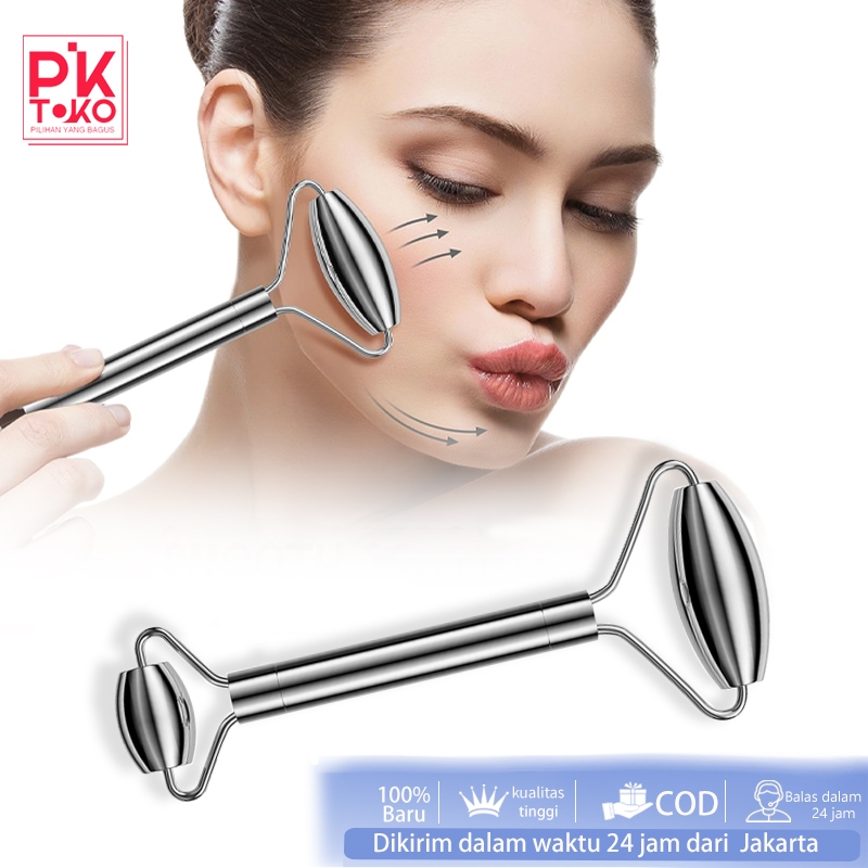 Jual Roller 304 Stainless Steel Roller Facial Massage Roller/Alat Pijat ...