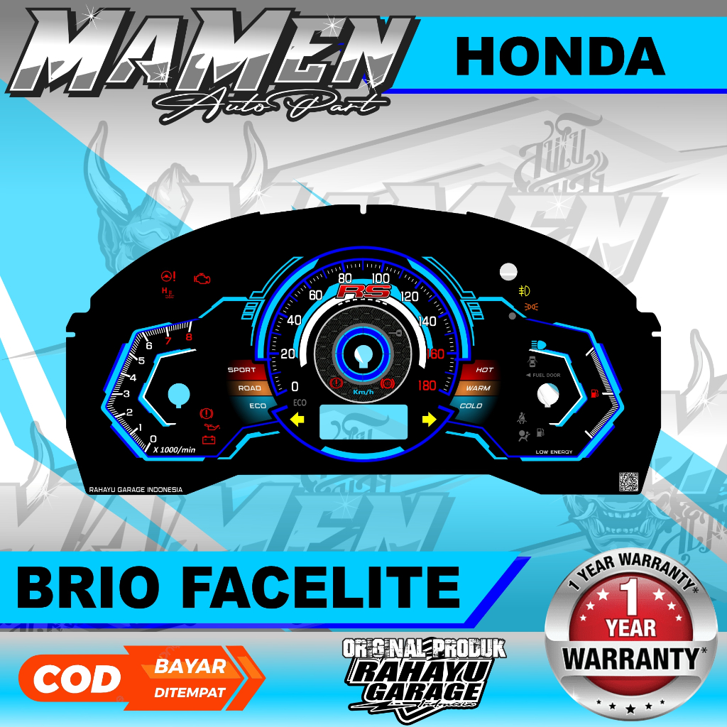 Jual PAPAN SPEEDOMETER CUSTOM HONDA BIRO DAN MOBILIO FACELITE | Shopee ...