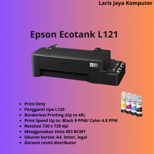 Jual Epson EcoTank L121 A4 Ink Tank Printer | Shopee Indonesia