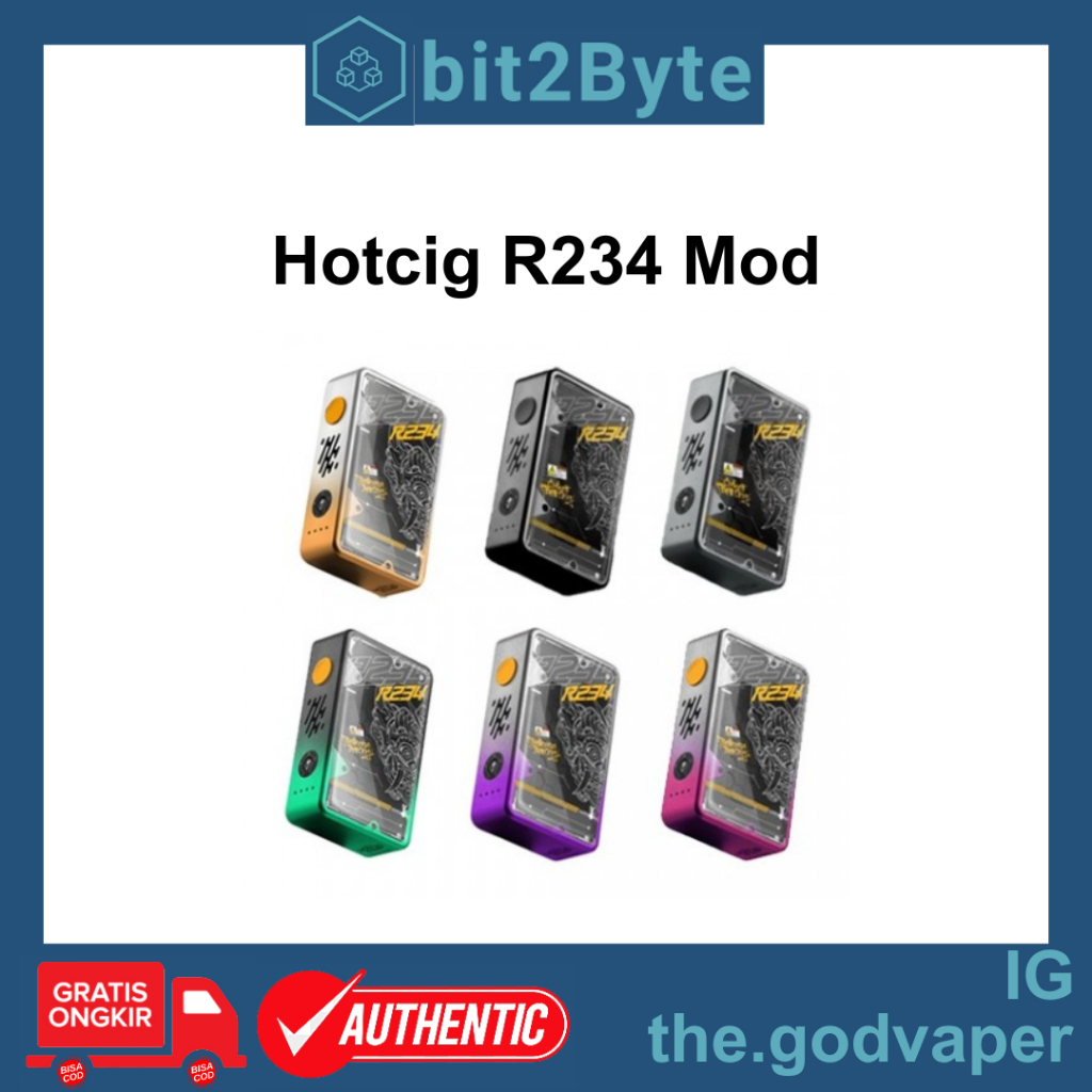 Jual Hotcig R234 Box Mod 234W Authentic | Shopee Indonesia